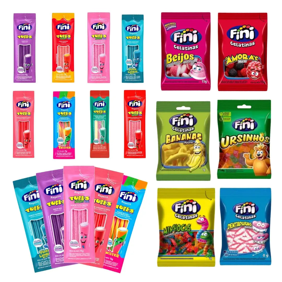 Pacotes Bala Fini Mini Sortidas