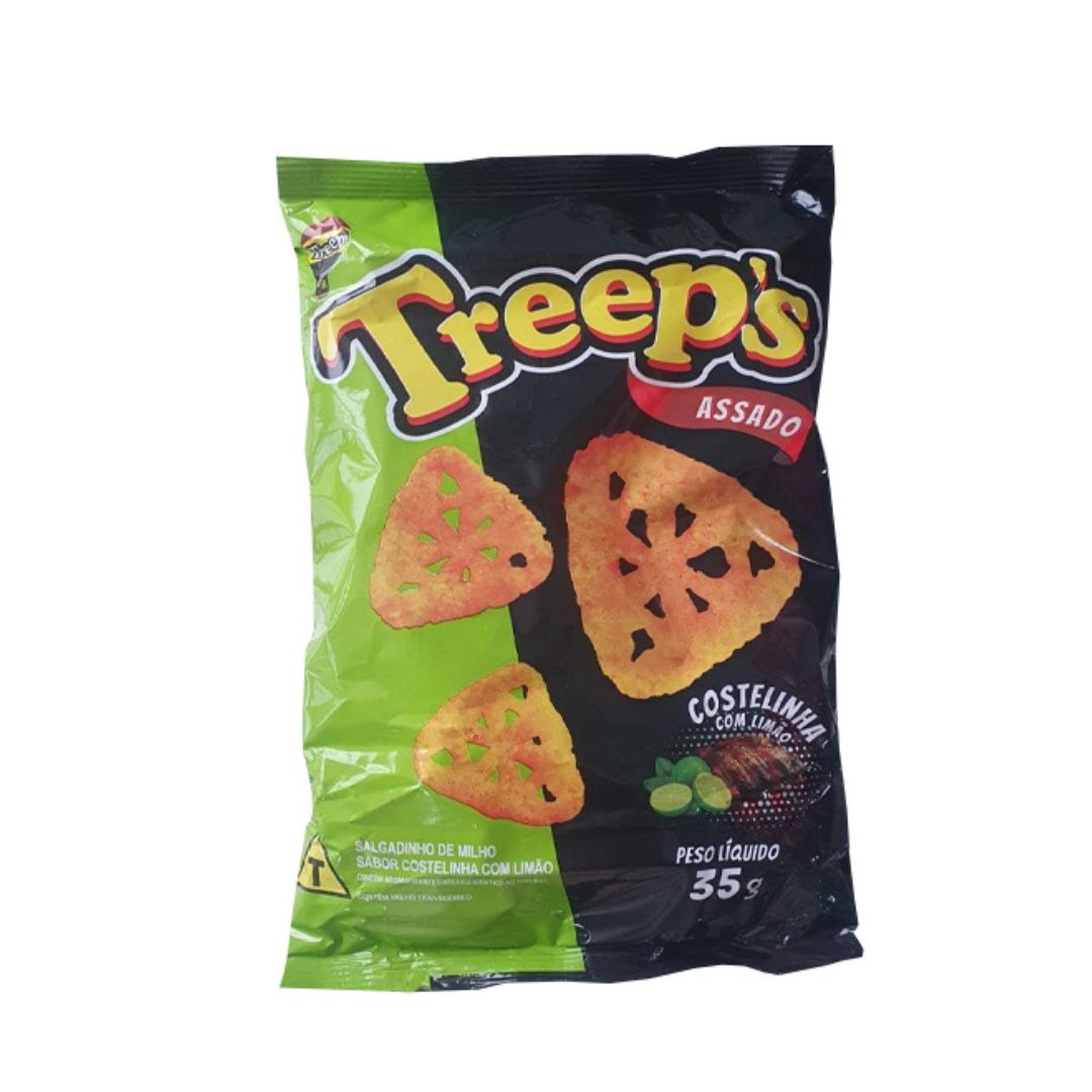 Salgadinho Treep´s Sabor Costelinha c/ Limão 35g