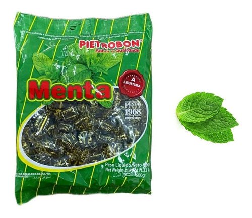 Bala de Menta Pietrobon 600g